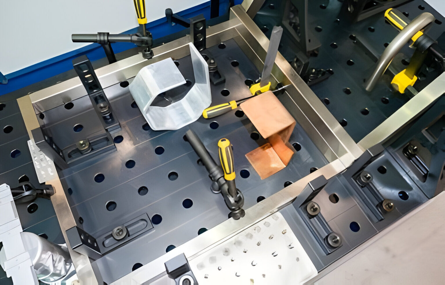 perforated welding table, welding table hole pattern, welding table ...